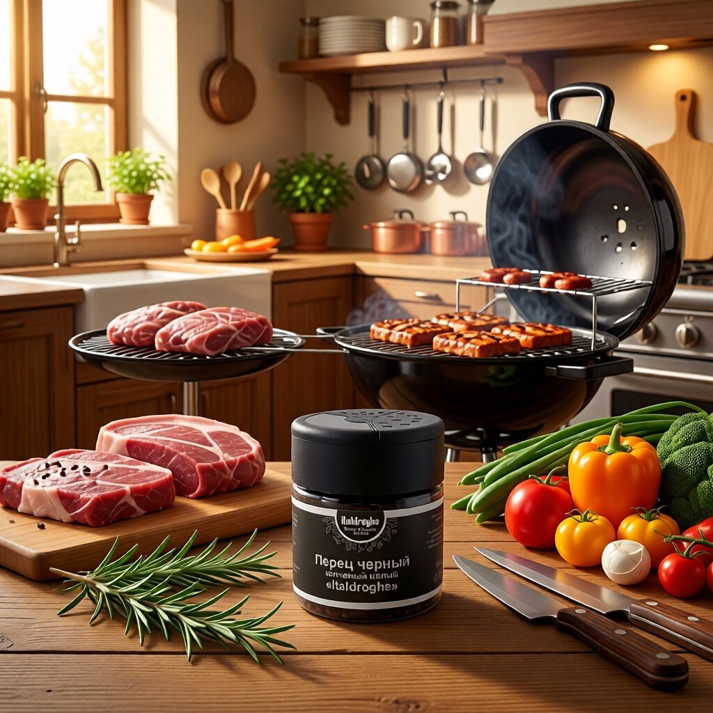 Перец черный копченый целый Italdroghe 75 грамм банка, Италия