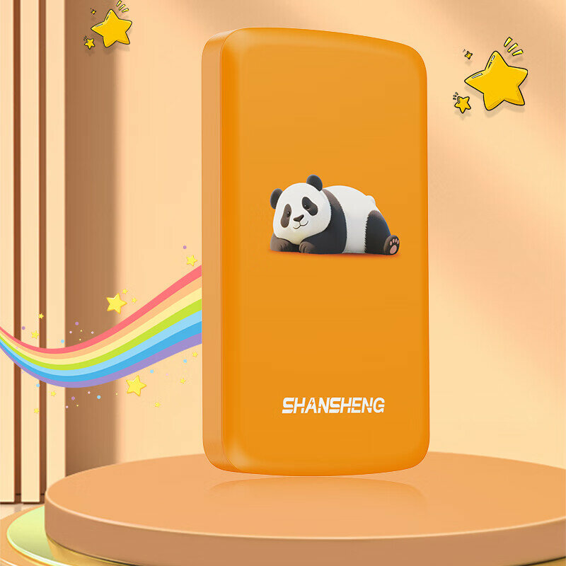 Shansheng P6 мобильный жесткий диск 250 ГБ ярко-оранжевый для iPhone 15 16 прямое подключение аппаратное шифрование