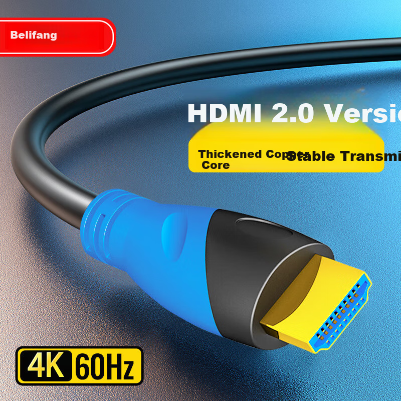 BURLEFRAN HDMI 2.0 4K высококачественный кабель 1.5м инженерный класс для ноутбука телевизора проектора Длина：1.5