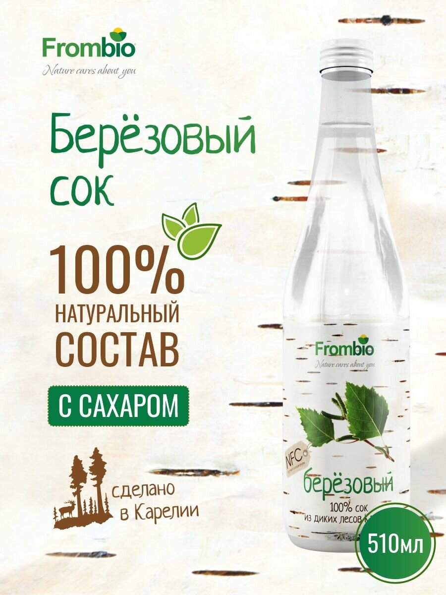 Сок Березовый c сахаром, 510мл (12 шт.)