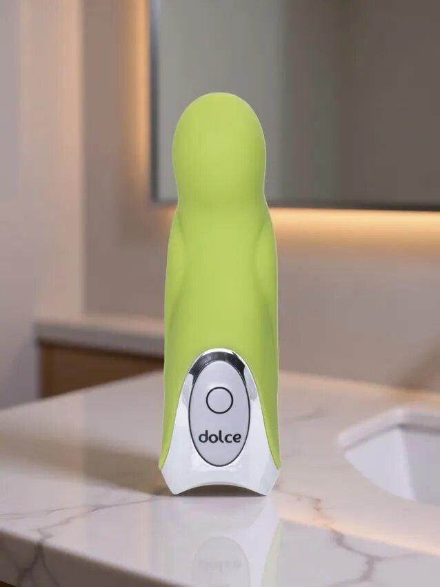 Dolce Вибратор силиконовый Jaxon 12.5 см (591004), Fresh lime