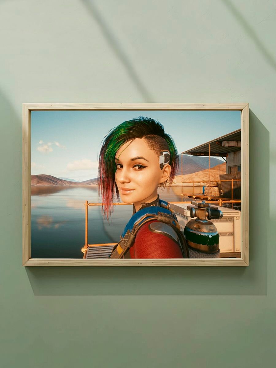 Постер, плакат на стену Джуди Альварес Cyberpunk 2077 (А3)