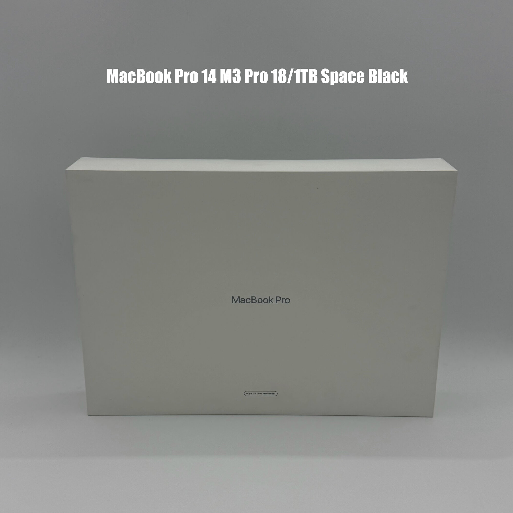 Ноутбук Apple MacBook Pro 14 2023 M3 Pro 18/1TB Space Black (официально восстановленный Apple CPO) английская/японская