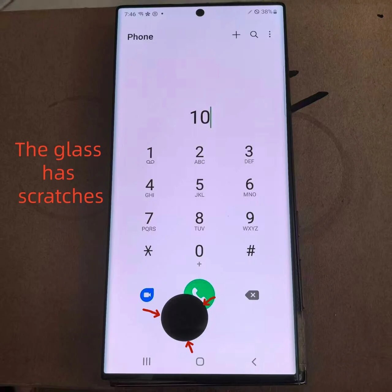 Супер Amoled с дефектами для Samsung Galaxy S22 Ultra 5G ЖК-дисплей SM-S908F S908U 10 No frame