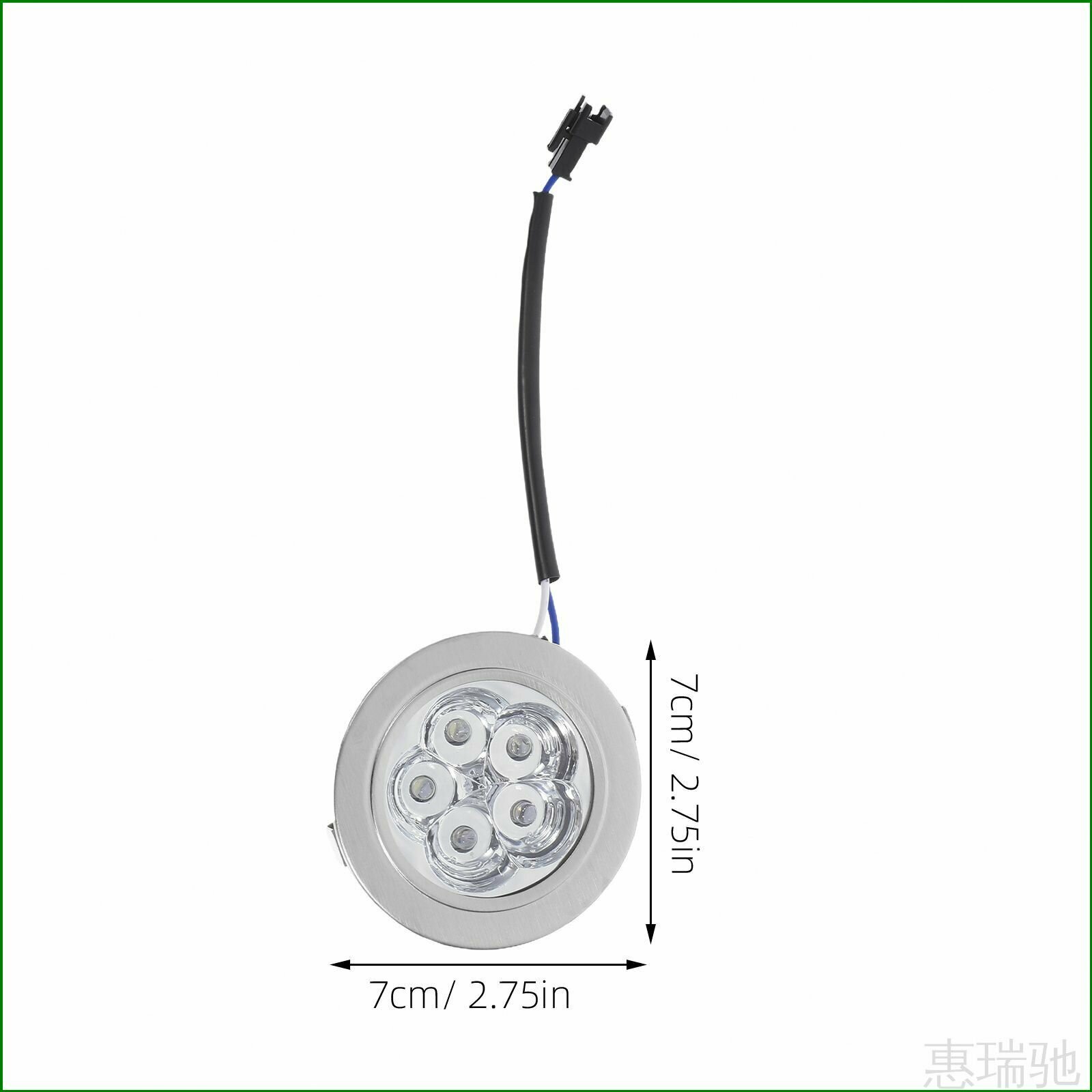 Лампочка светодиодная для кухонной вытяжки серебристая, с низким энергопотреблением, набор из 2 шт