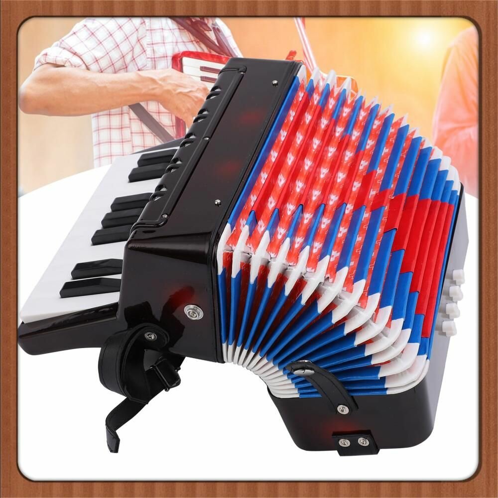 Музыкальный аккордеон, экологичный материал, для игры и обучения