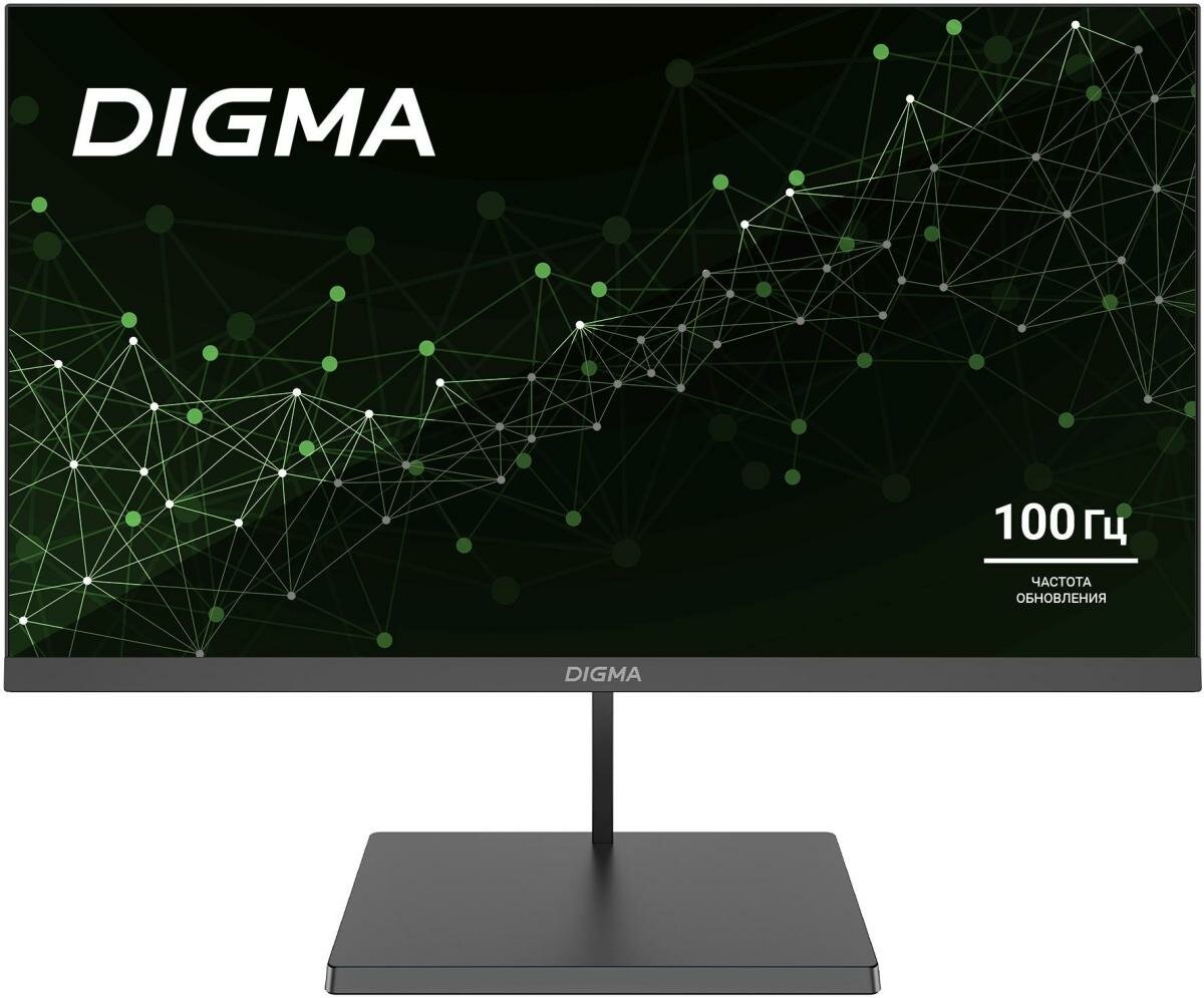 Монитор 21.5 Digma Progress 22A501F черный VA 1920x1080 250 cd/m^2 5 ms VGA HDMI DisplayPort DM22VB01