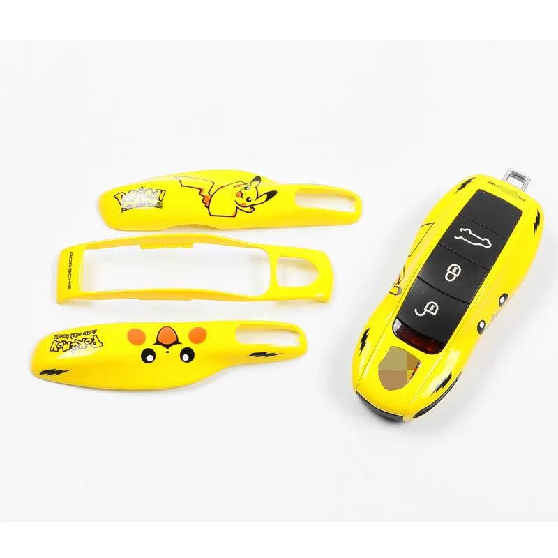 Старая версия дизайн чехла с Пикачу для ключа от Porsche Panamera Cayenne Macan