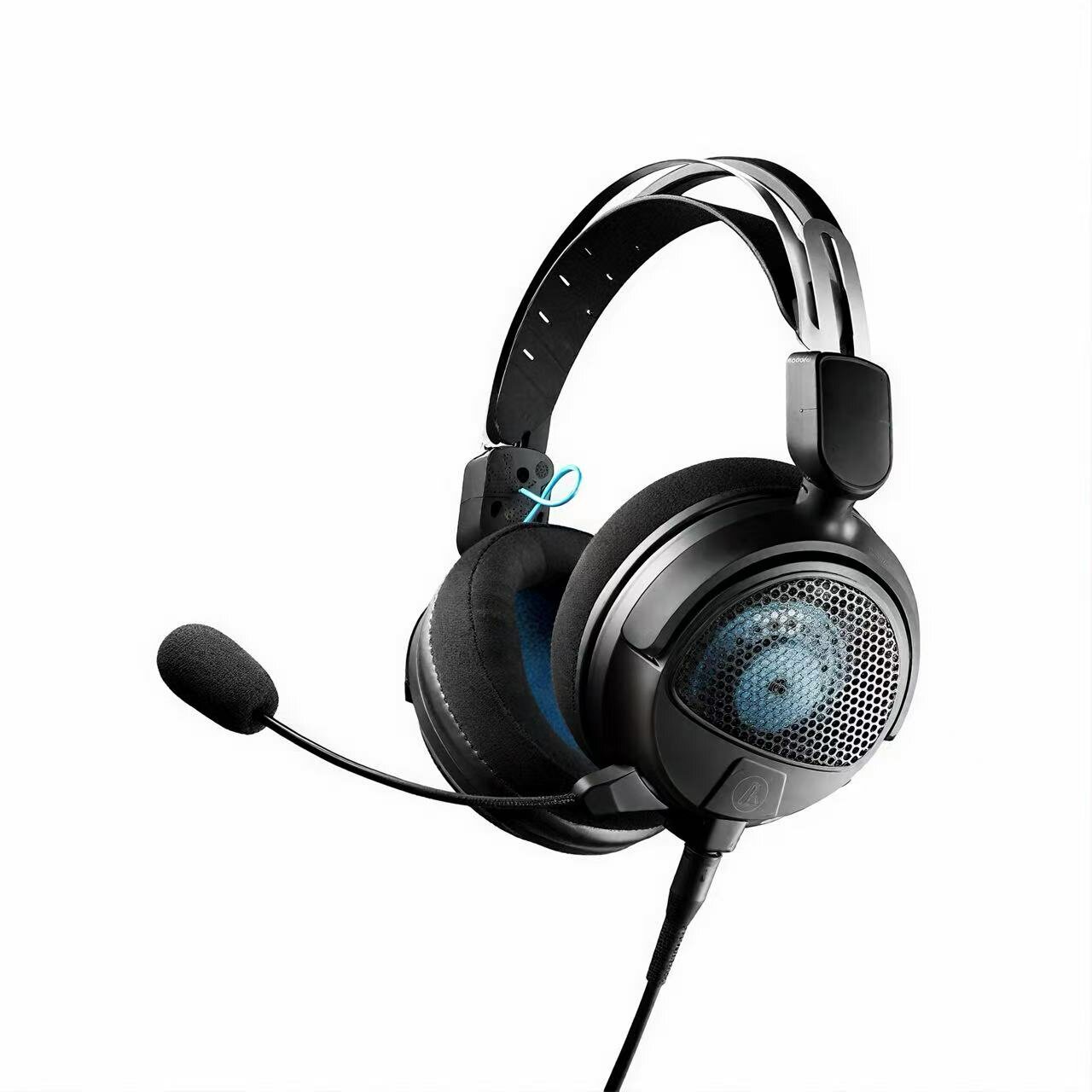 Легкие игровые наушники Audio-Technica ATH-GDL3 открытого типа со съемным микрофоном, черные