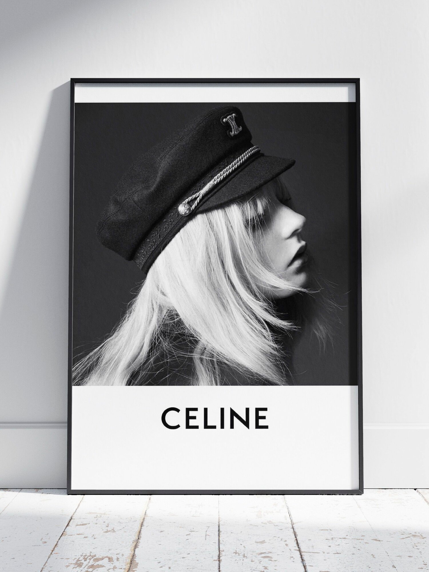 Плакат на стену для интерьера Селин (Celine 7) - Постер по модели, бренду и моде формата A4 (21x30 см)