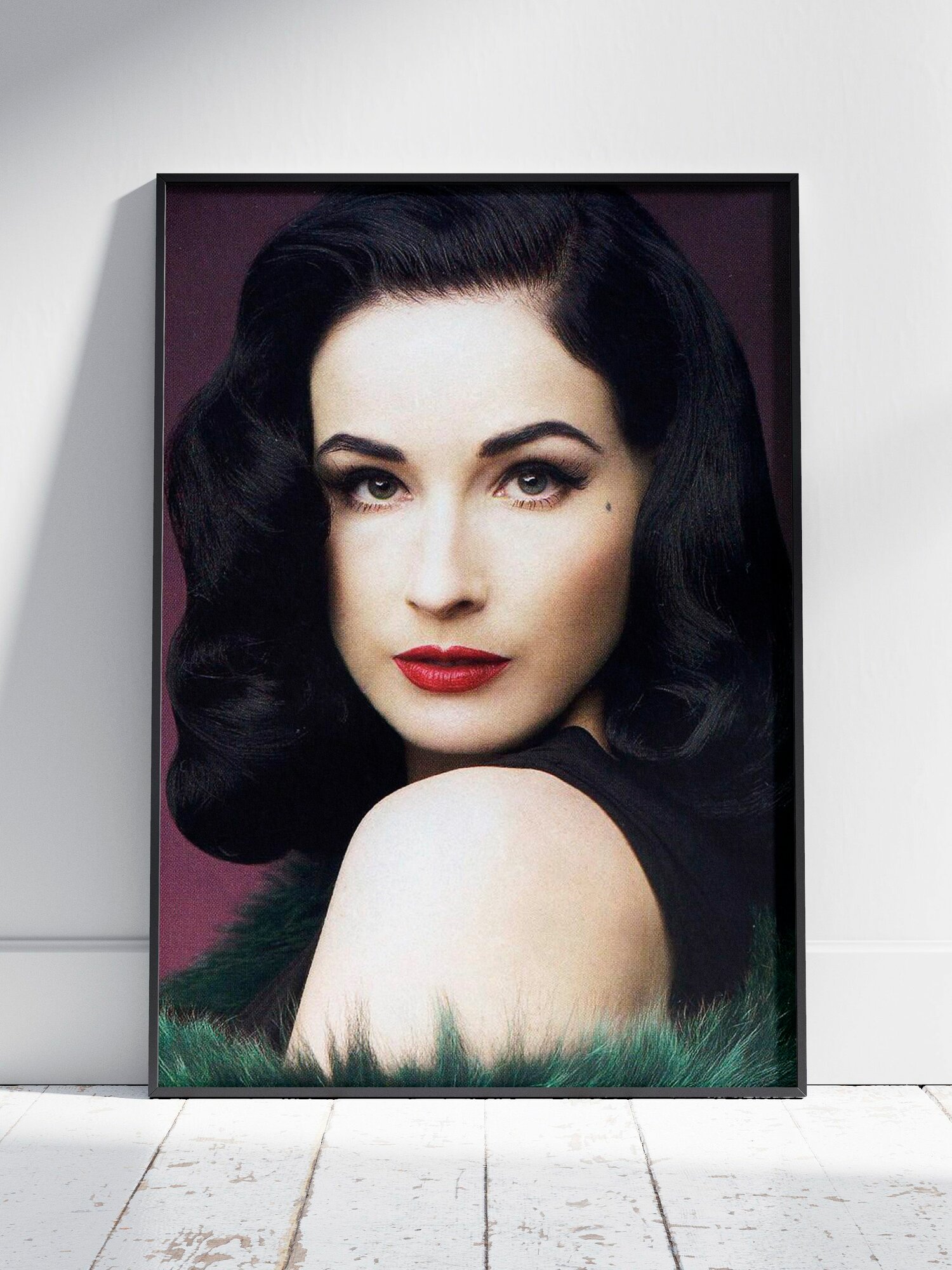 Плакат на стену для интерьера Дита фон Тиз (Dita Von Teese 37) - Постер по модели, бренду и моде формата A4 (21x30 см)