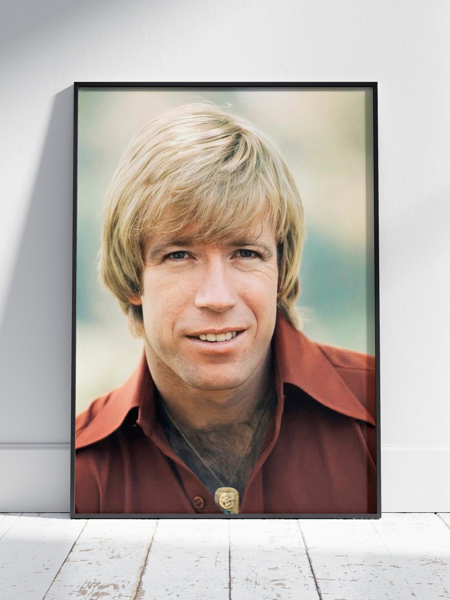 Плакат на стену для интерьера Чак Норрис (Chuck Norris 8) - Постер по актеру фильма, кино, сериала формата A4 (21x30 см)