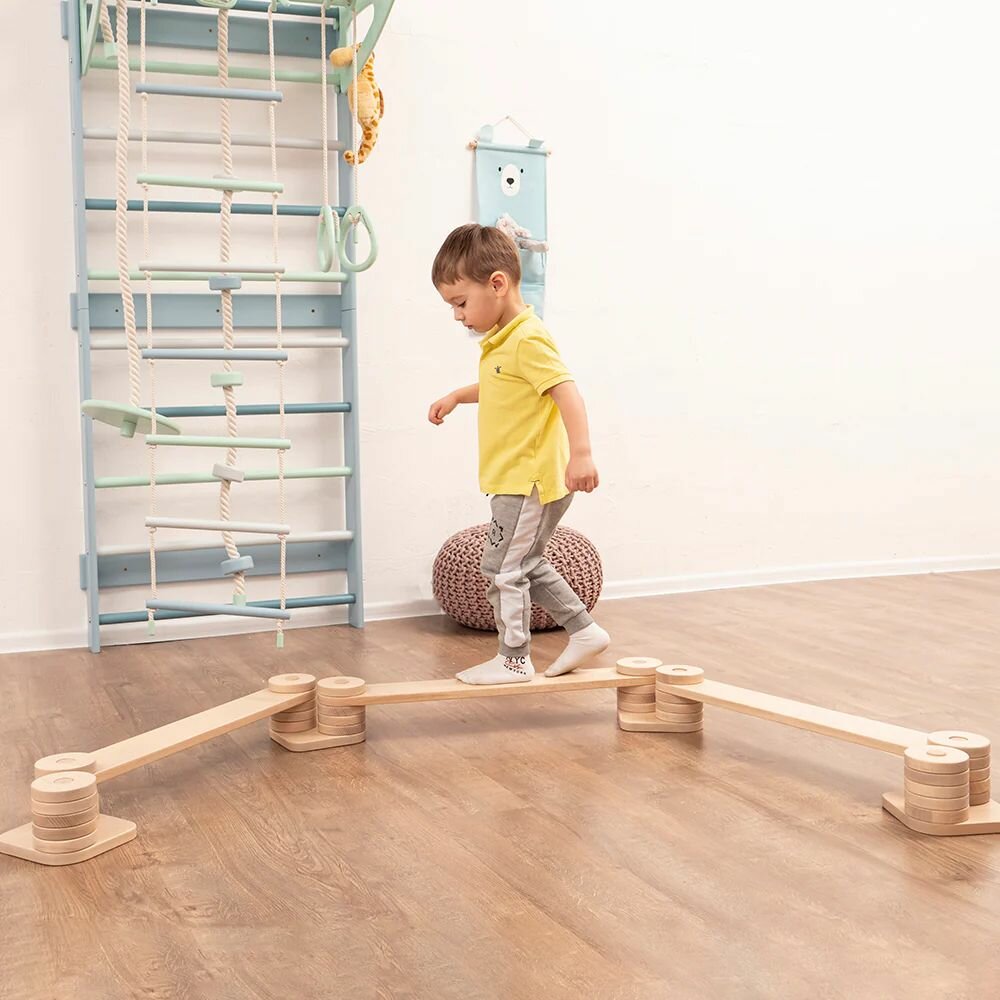 Балансировочная доска бревно тренажер для детей