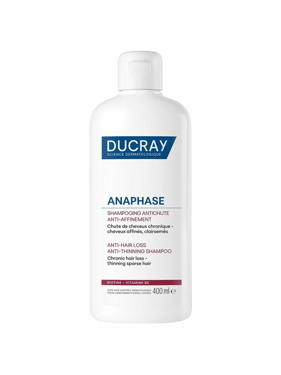 DUCRAY Anaphase + Шампунь для ухода за ослабленными, выпадающими волосами, 400 мл
