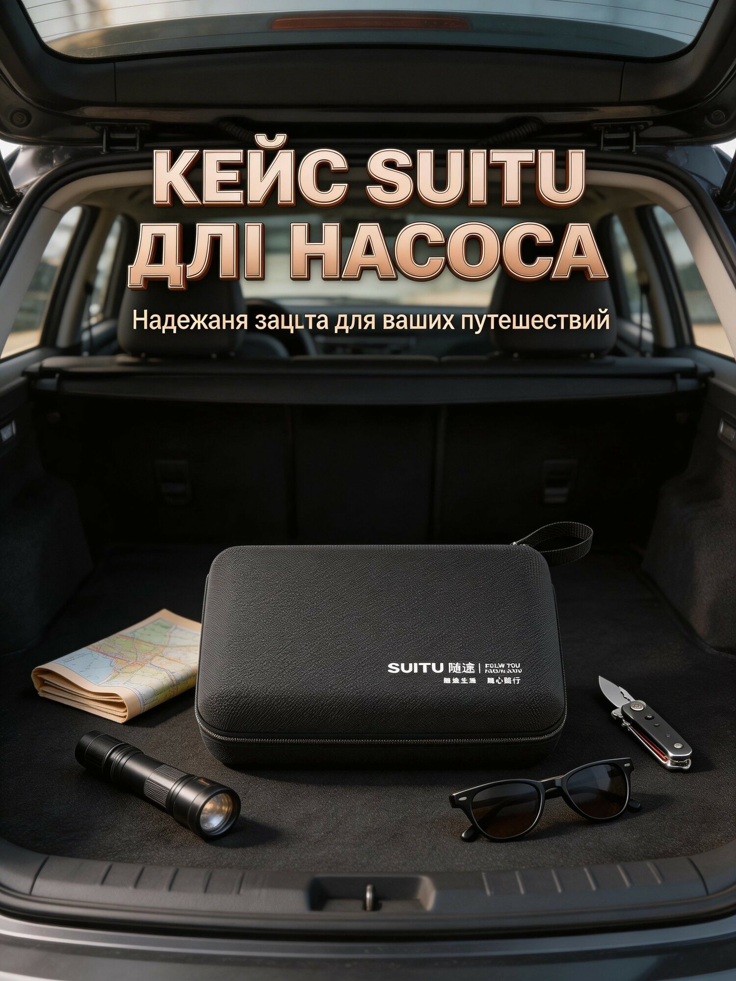 Сумка-переноска для портативного пневматического насоса, пылезащитный EVA-чехол для хранения и защиты в автомобиле и на центральной консоли