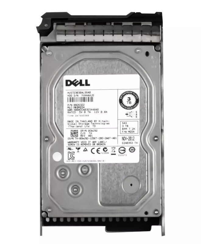Жесткий диск Dell 0CWJ92 3Tb 7200 SAS 3,5" HDD