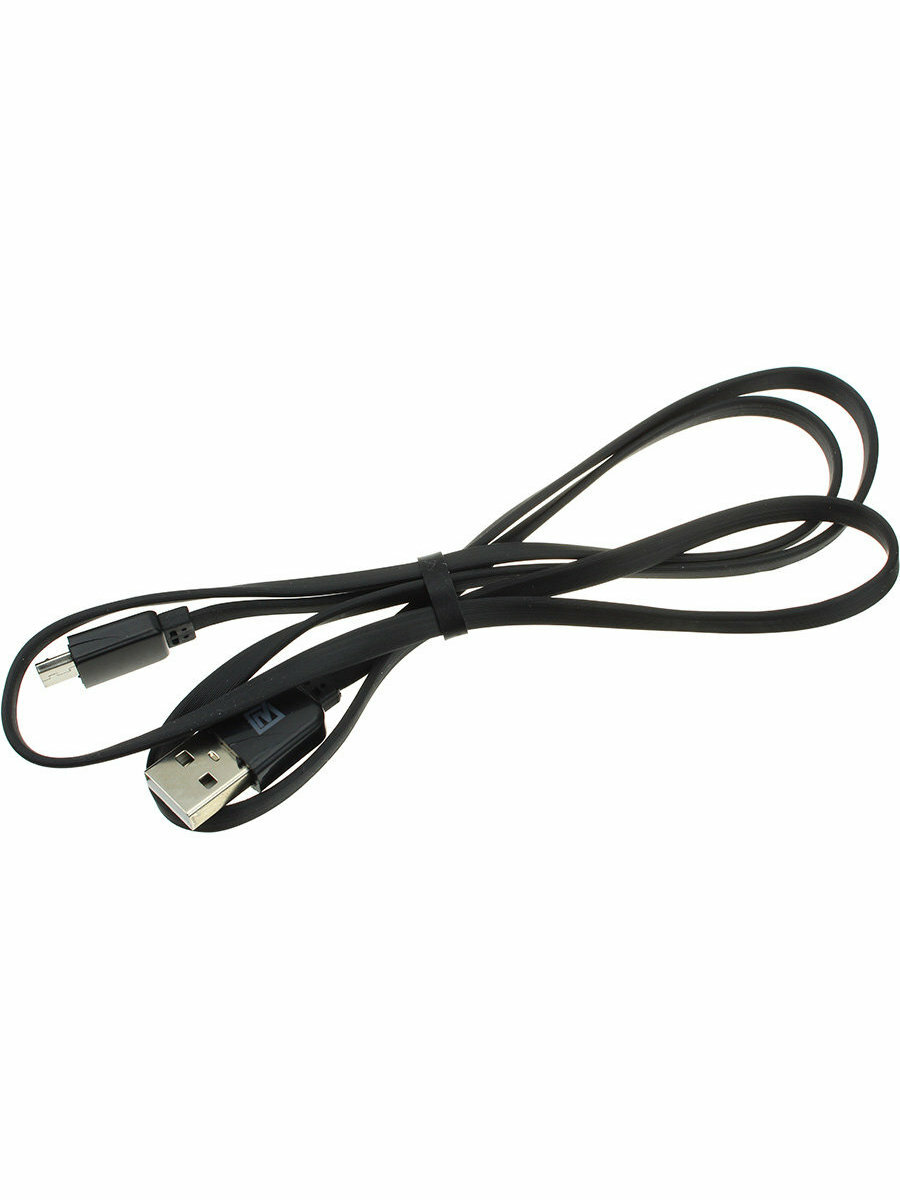 Шнур USB A-microUSB B (Android) 5PIN 1м Aroma плоский