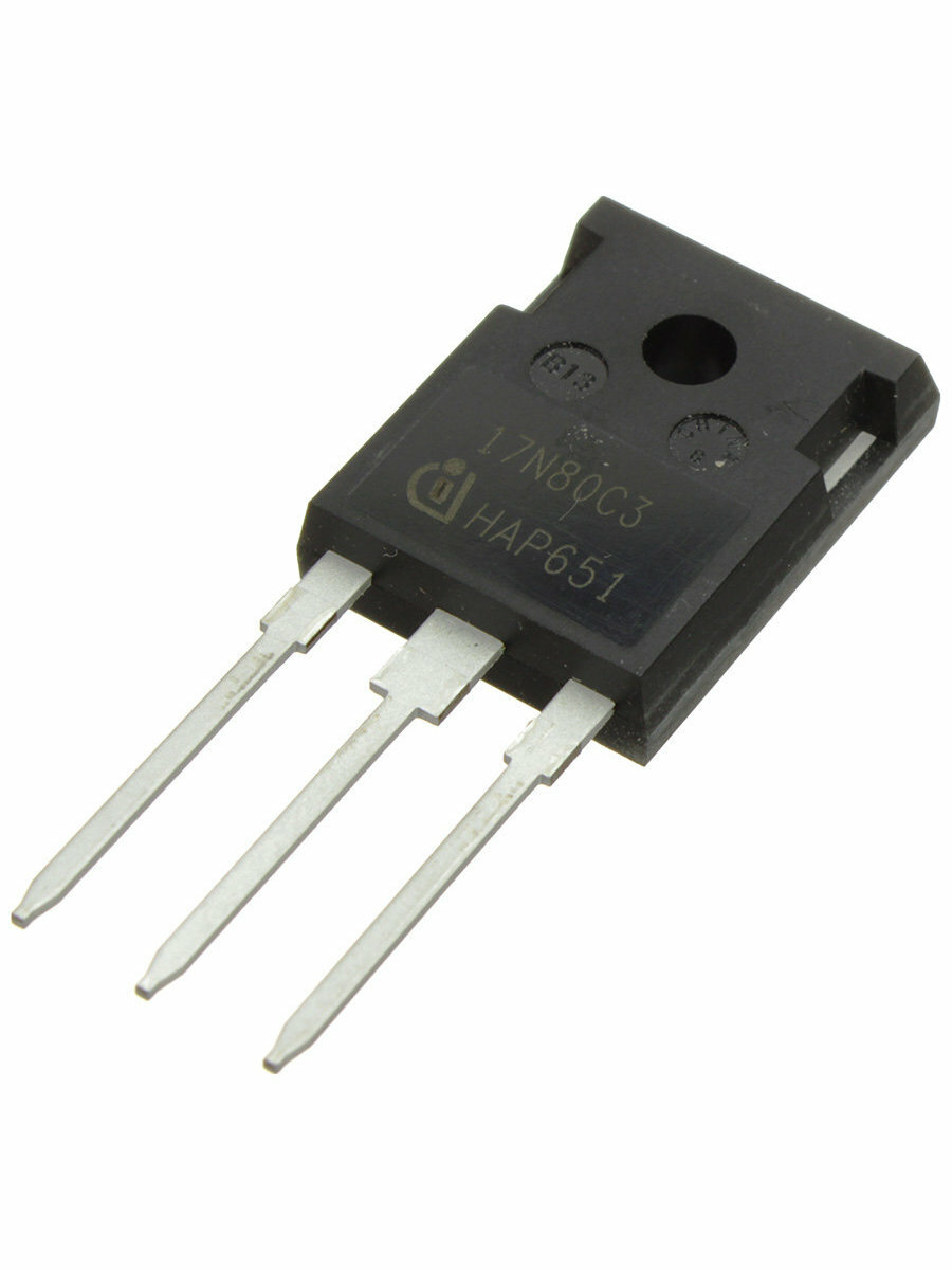 Транзистор SPW17N80C3 TO-247 Infineon (N-канал 800В 17A 208Вт)