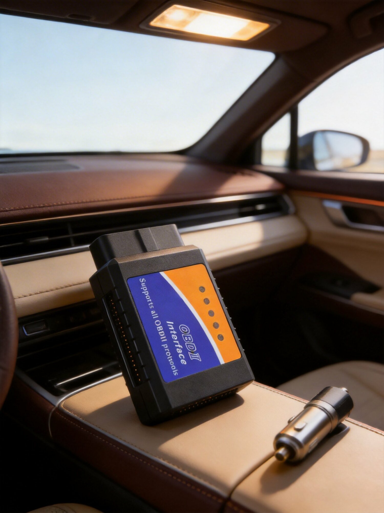 ELM327 V1.5 OBD2 автомобильный сканер Bluetooth 4.0, мини для диагностики авто совместим с Android Windows Symbian