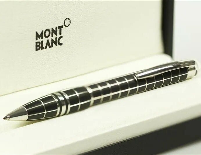 Montblanc Ручка Шариковая, толщина линии: 0.7 мм, цвет: Черный, 1 шт.