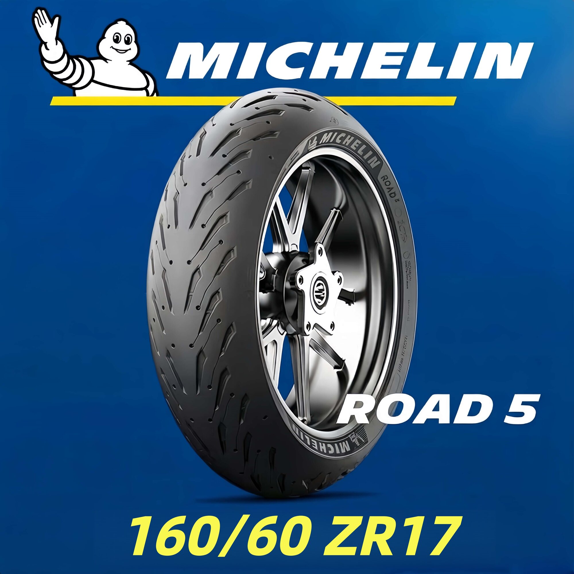 Michelin ROAD 5 Универсальная Мотошина 160/60 ZR17 — Универсальная для Разных Моделей