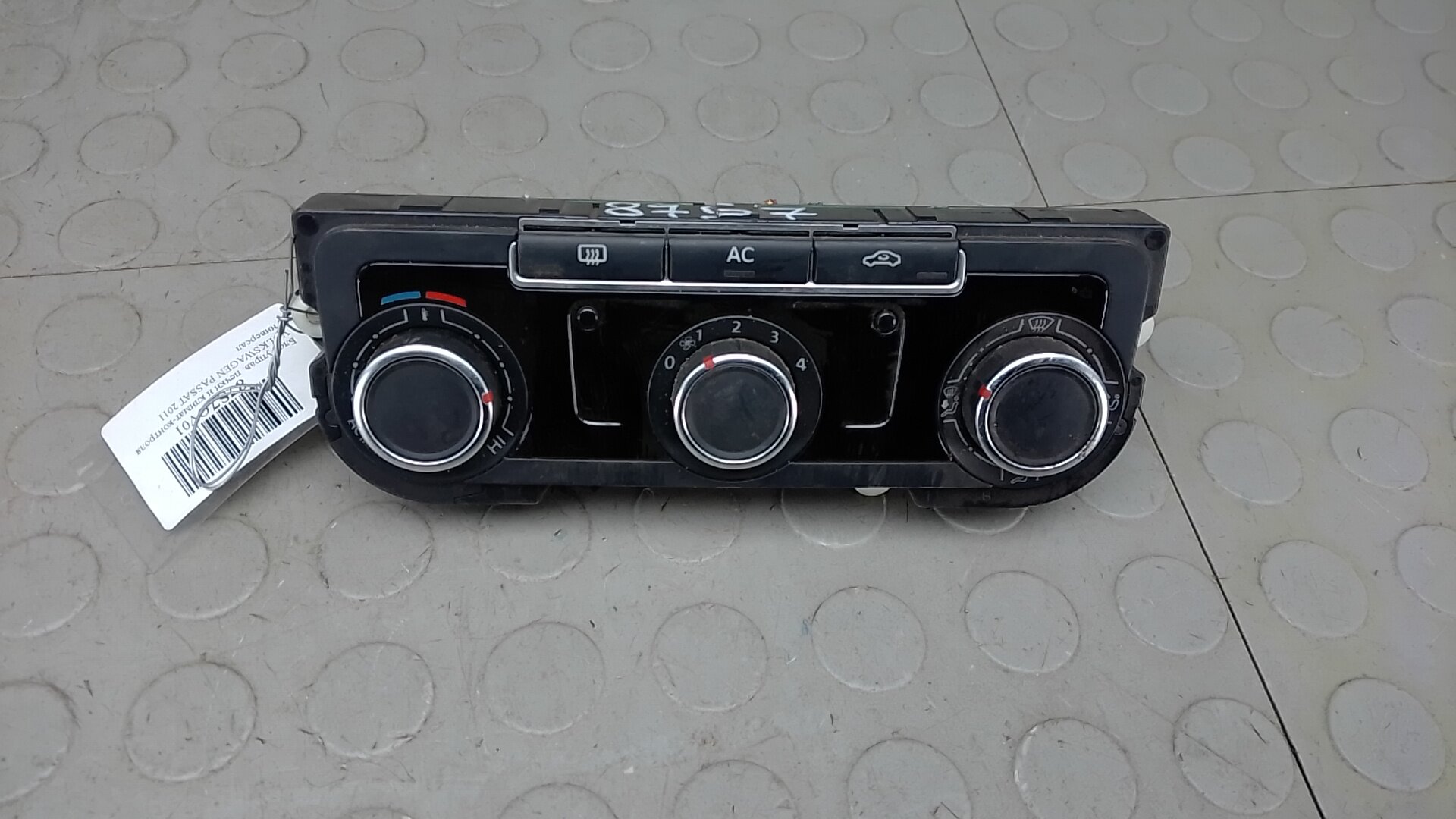 Блок управления печки и климат-контроля VOLKSWAGEN PASSAT B7, Номер 3C0907521D, 3C0907521B, 3C0907521F, 3C0907521G