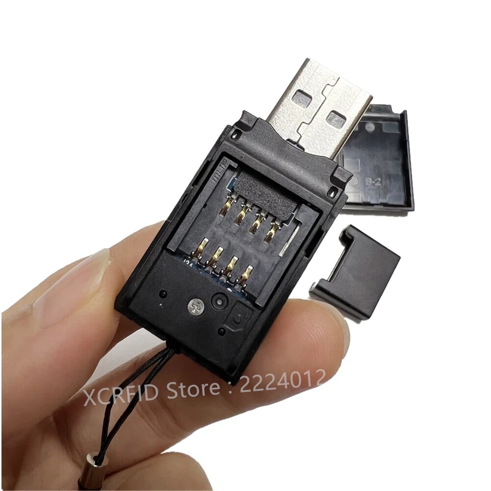 Программатор LTE ICCID IMSI, устройство для чтения SIM-карт, запись, 2FF 3FF 4FF 2G 3G 4G, записанная SIM-карта + 5 SIM-карт + инструмент для персонализации SIM-карт — фото 1