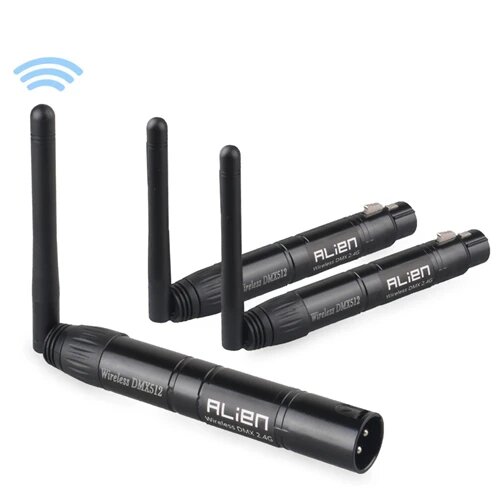 Беспроводной контроллер Alien DMX512 Вилка стандарта Великобритании, 1T2R