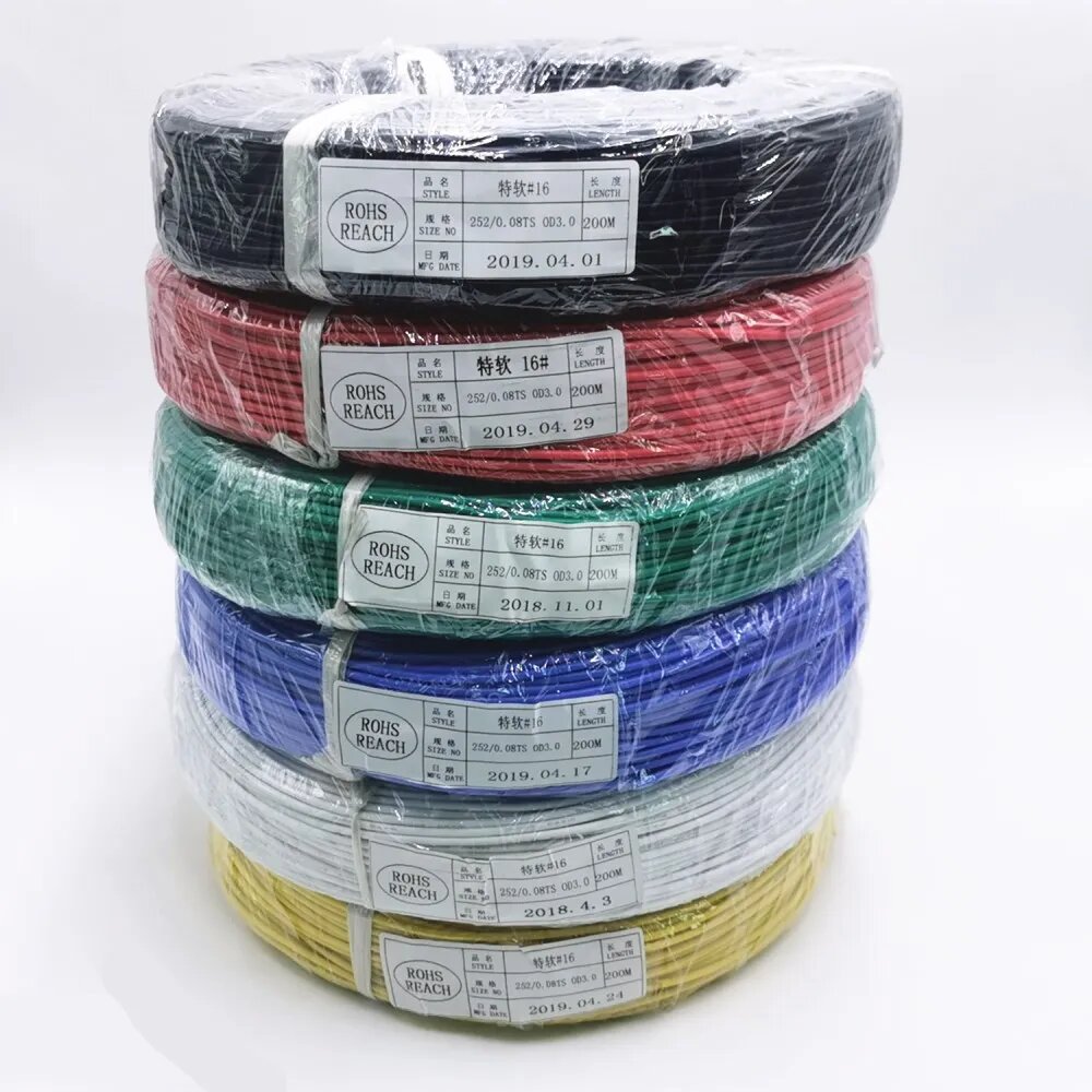 Красный силиконовый кабель 14 AWG, 10 м