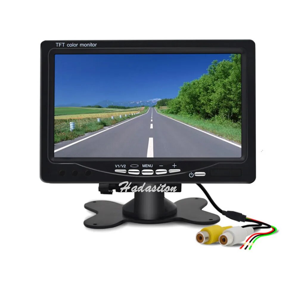 Универсальный 7-дюймовый автомобильный монитор HD 1024*600, Система помощи при Monitor style2 only