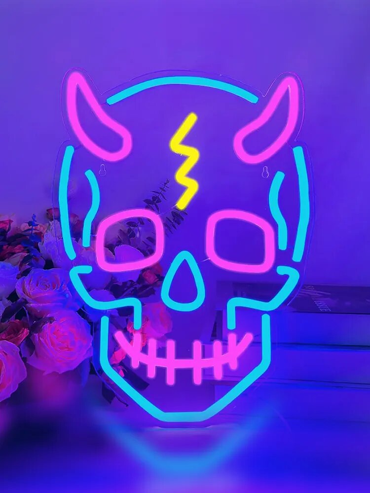 Неоновая вывеска Геймпад для игровой комнаты с USB питанием