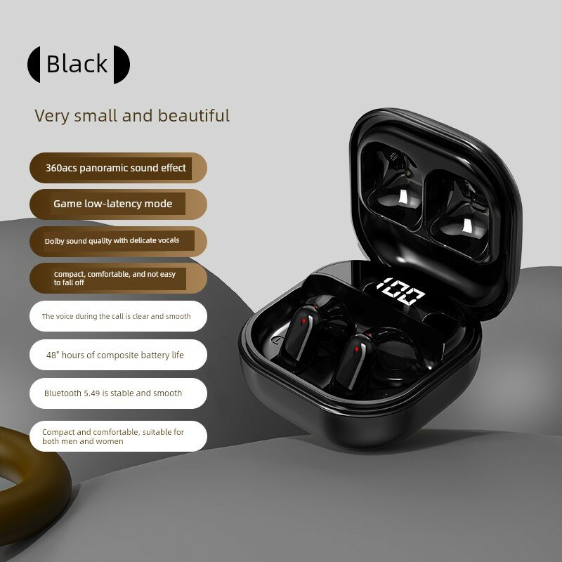 Berlin Sound Беспроводные наушники Bluetooth Мини-вкладыши для спорта и сна с шумоподавлением, цвет CT высокой четкости