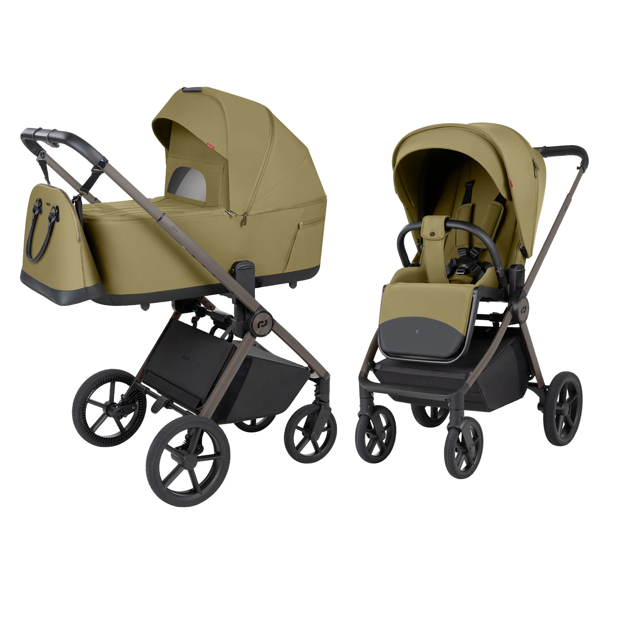 Коляска 2 в 1 Carrello Ultra F CRL-6557 Clover Green (Оливковый)
