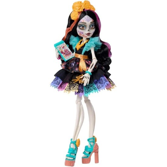 Кукла Monster High JHK34 с питомцем, серия Skelita