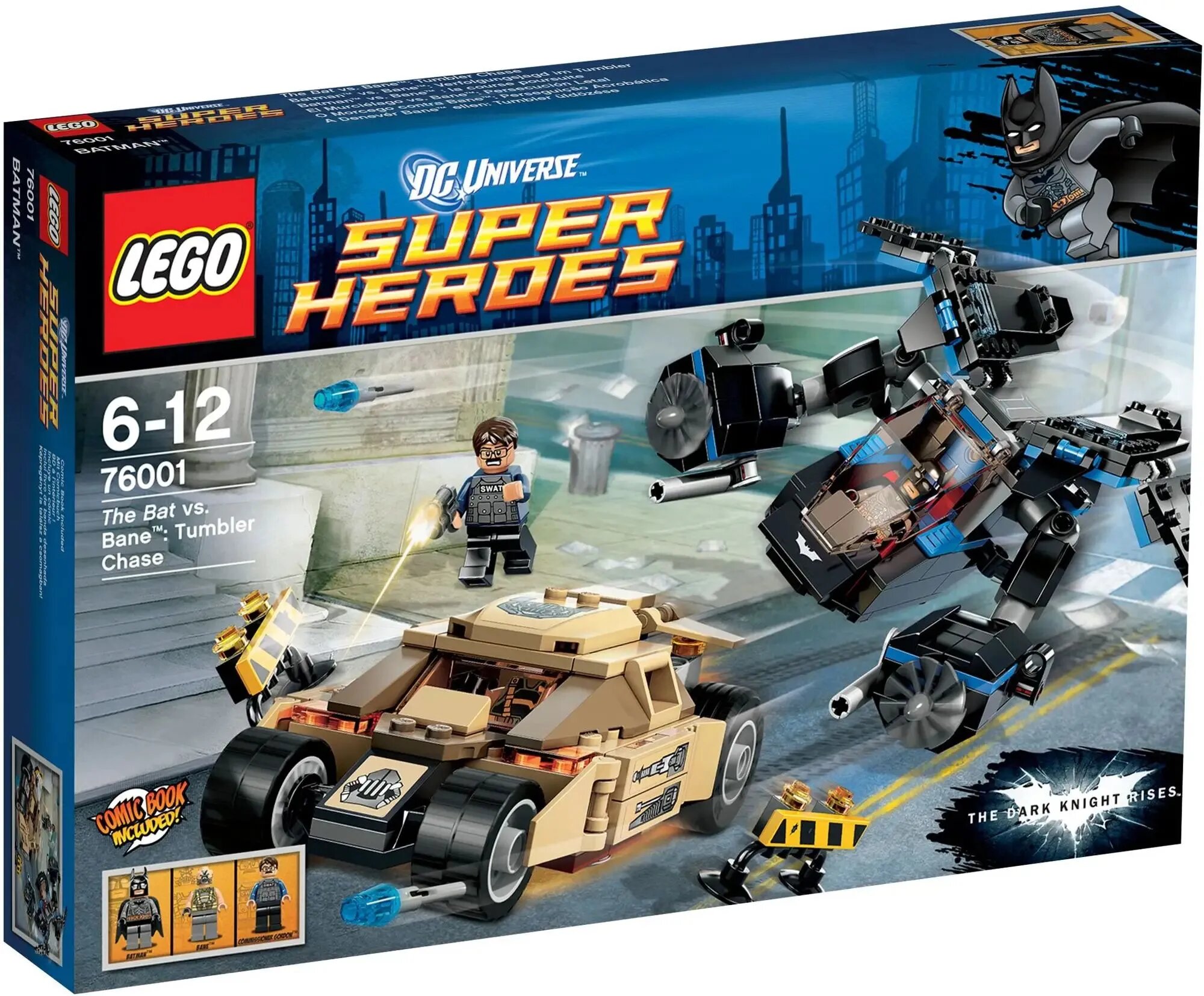 Конструктор LEGO Super Heroes 76001 Бэт против Бэйна - погоня за Тумблером
