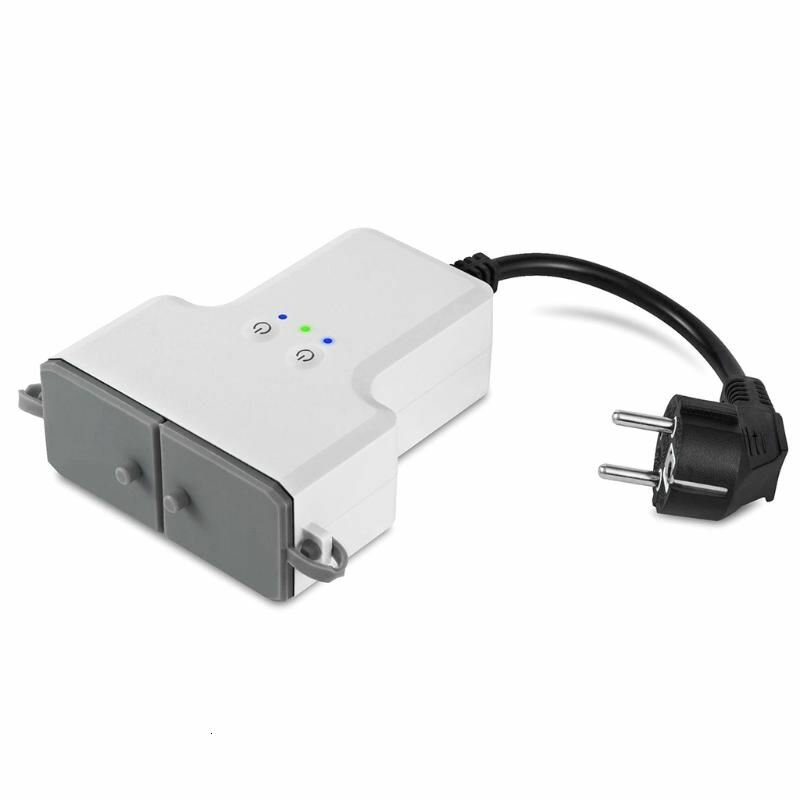 Умная розетка для улицы с двойным WiFi, Белый
