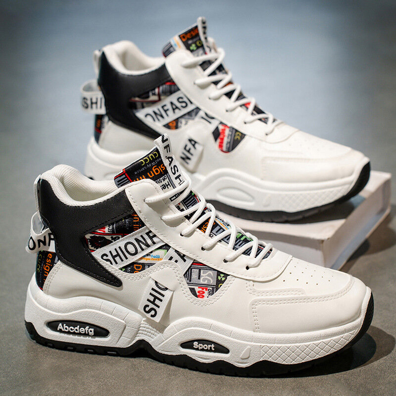 JYL Сникерсы мужские Осень Ходьба Легкость Дышащая сетка/6029 white black