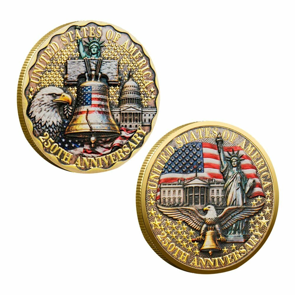 Памятная монета США 250-летие 1776-2026, Статуя Свободы