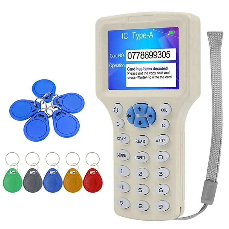 RFID Считыватель смарт-карт + 5 брелоков-дубликаторов