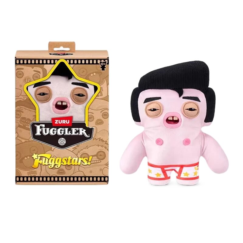 Плюшевая игрушка Fuggler Greazee, розовый, 22 см