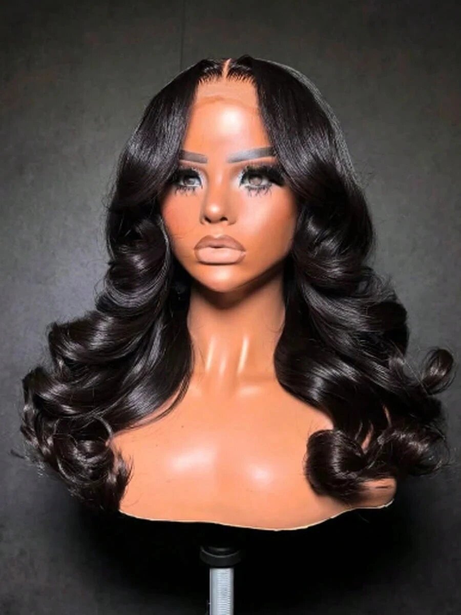 Парик из натуральных волос Body Wave, 16 дюймов, 13x4, 250%