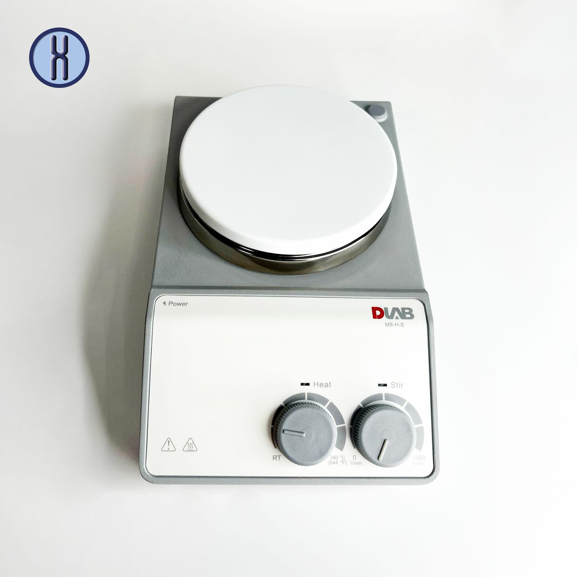 Магнитная мешалка MS-H-S с нагревом, 20 л, 340 , 0-1500 об/мин, DLab 8030211010