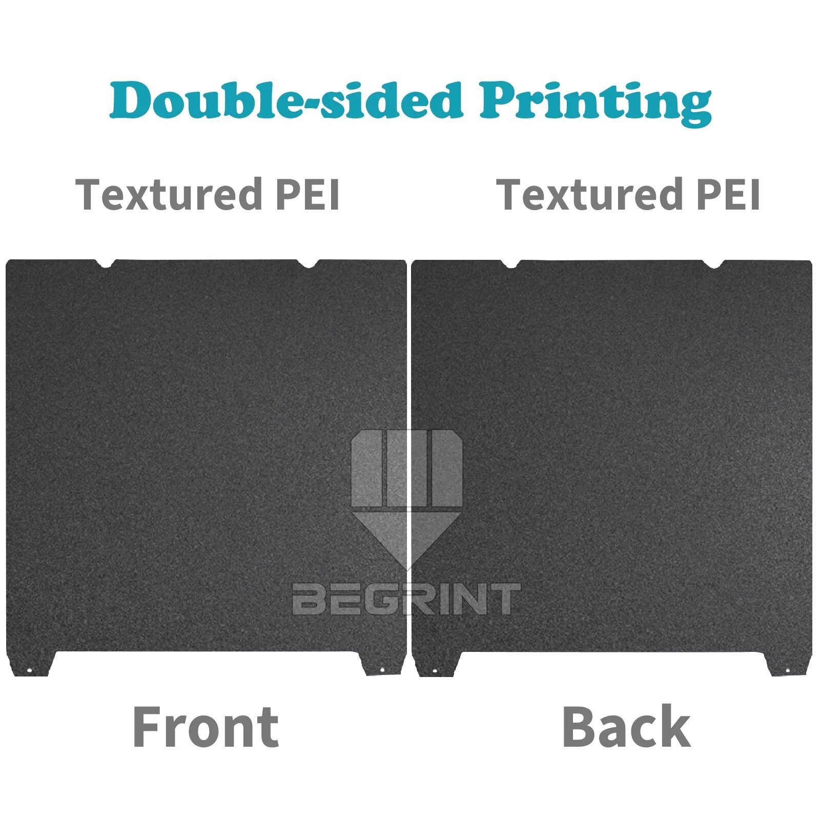 Двухсторонняя PEI платформа 235 мм для Creality K1/K1C, Black