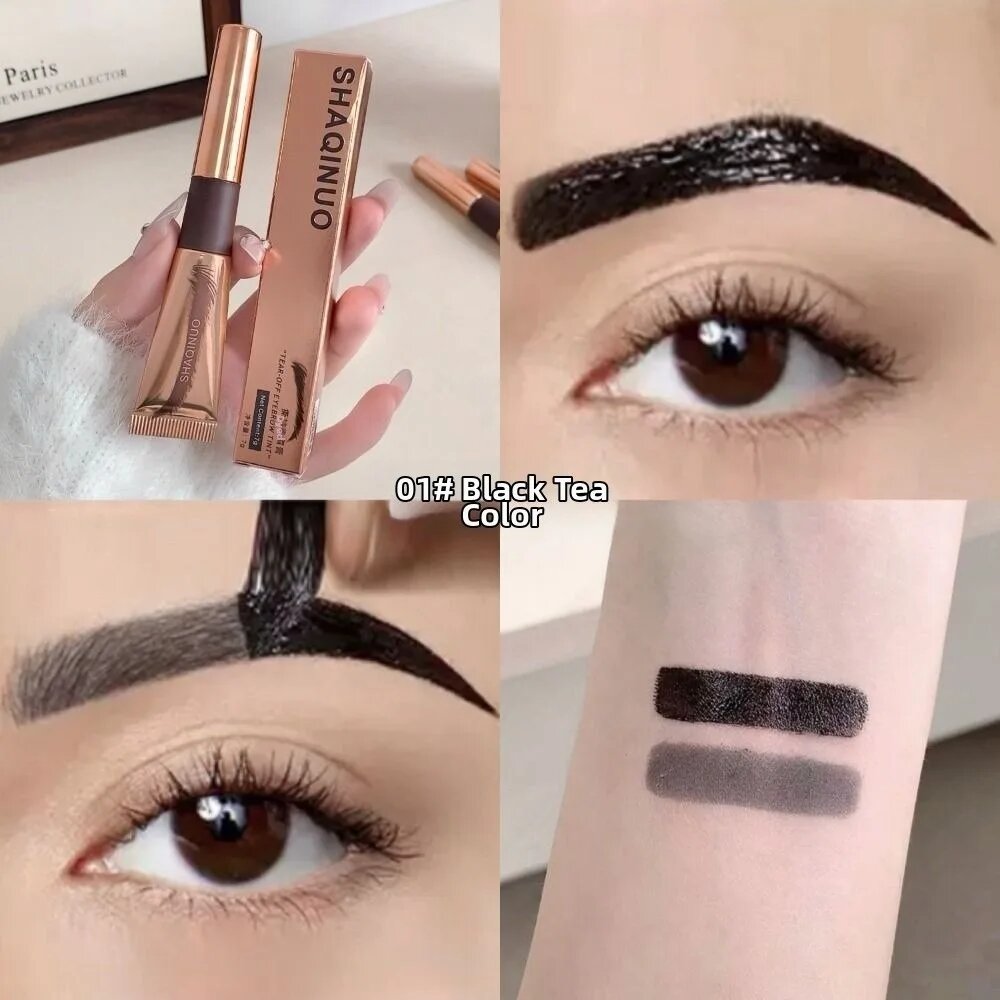 Гель-тинт для бровей Peel Off Black tea color