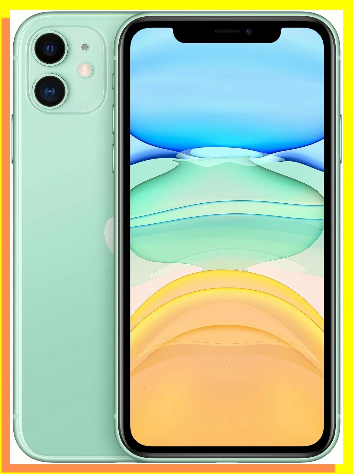 Смартфон Apple iPhone 11, 4ГБ/256ГБ, 4G, Dual nano-SIM, Зеленый/Green