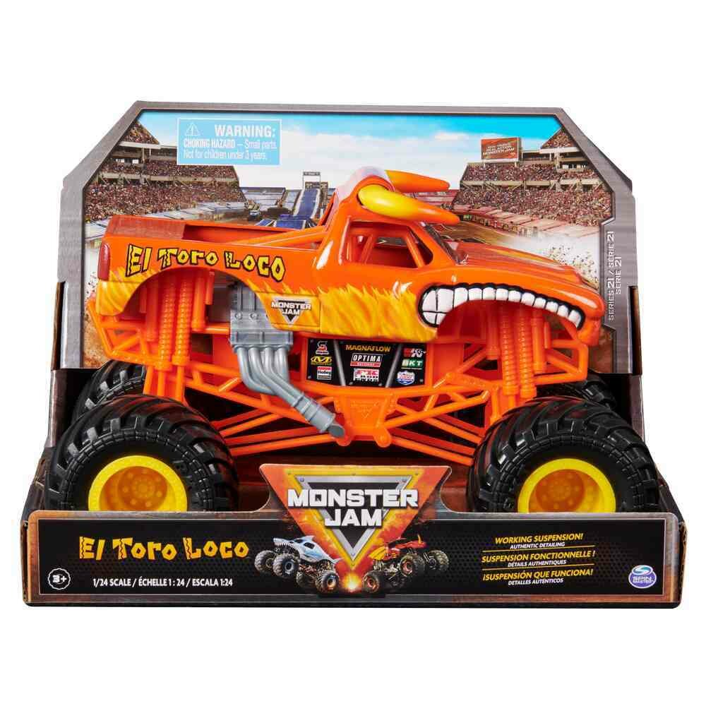 Машинка Monster Jam El Toro Loco True Metal 1:24 6056371, металл