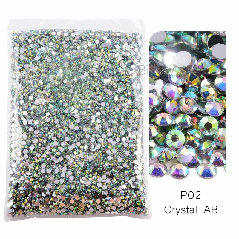 Кристаллы Swarovski 5 мм Crystal AB, 10000 шт