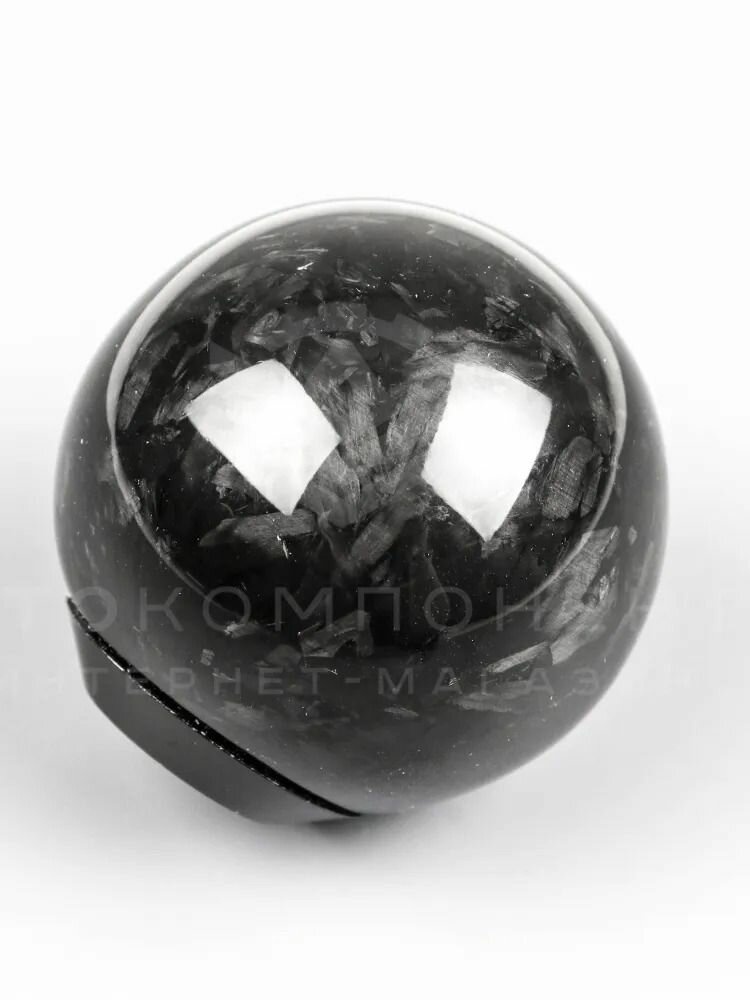 Ручка КПП шар Forged Ball — кованый карбон, универсальная ручка переключения передач для авто и тюнинга салона