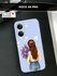 Чехол на Poco X8 Pro / Поко X8 Про с принтом Девушка с фиолетовым букетом
