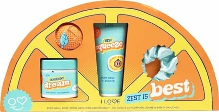 Набор парфюмерный I Love Zest is Best, аромат zesty orange, для женщин